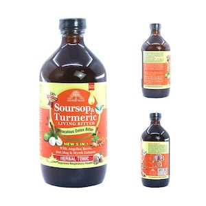 Soursop & Turmeric Living Bitter 16 Oz (african Bitters) - Etsy