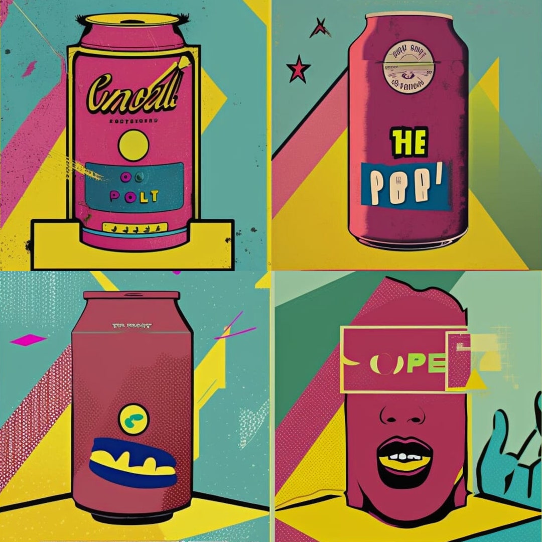 Pop Cherry Poster, Colourful Poster, Home Decor, Wall Art, Printable ...