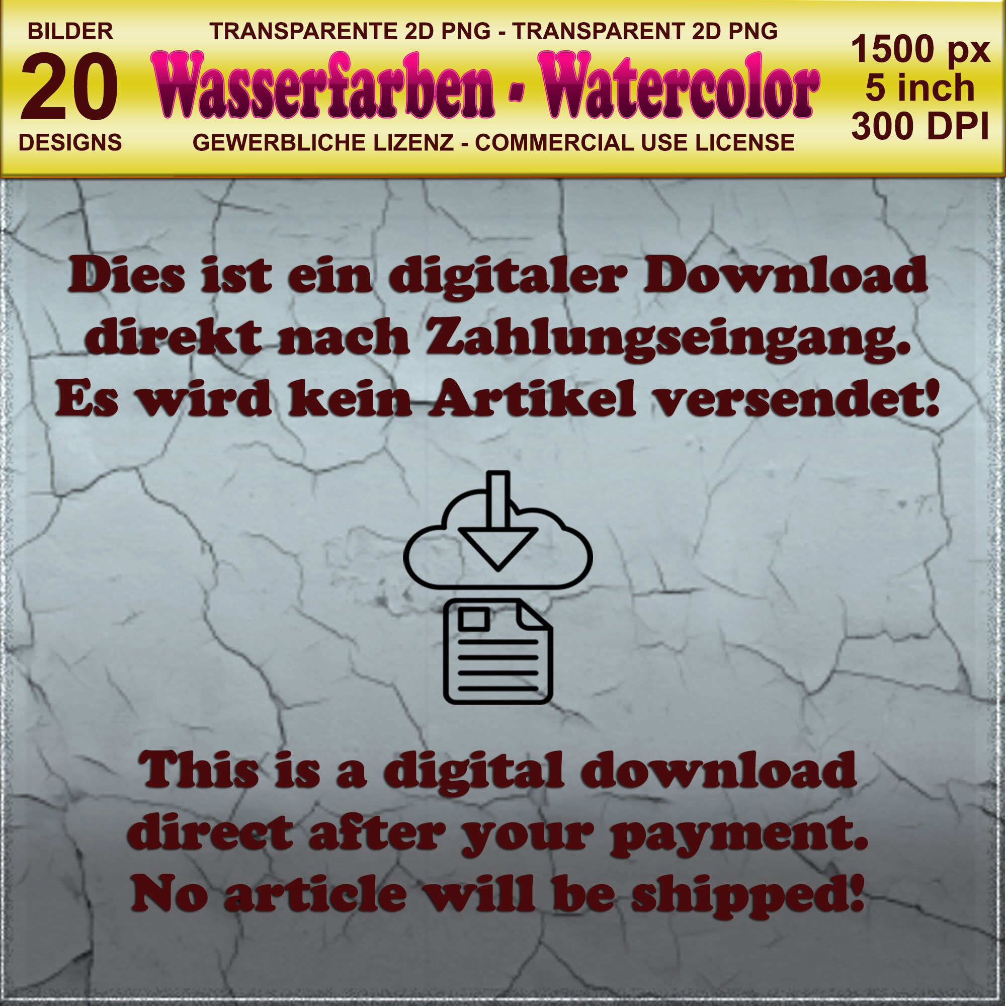 20 PNG Mouse Watercolor Cliparts: 2D Cute Mice Without - Etsy