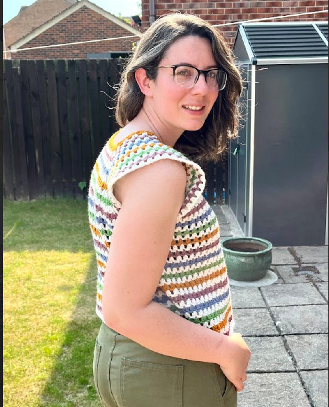 Mona Top Pattern Crochet Beginners Top Pattern Digital - Etsy