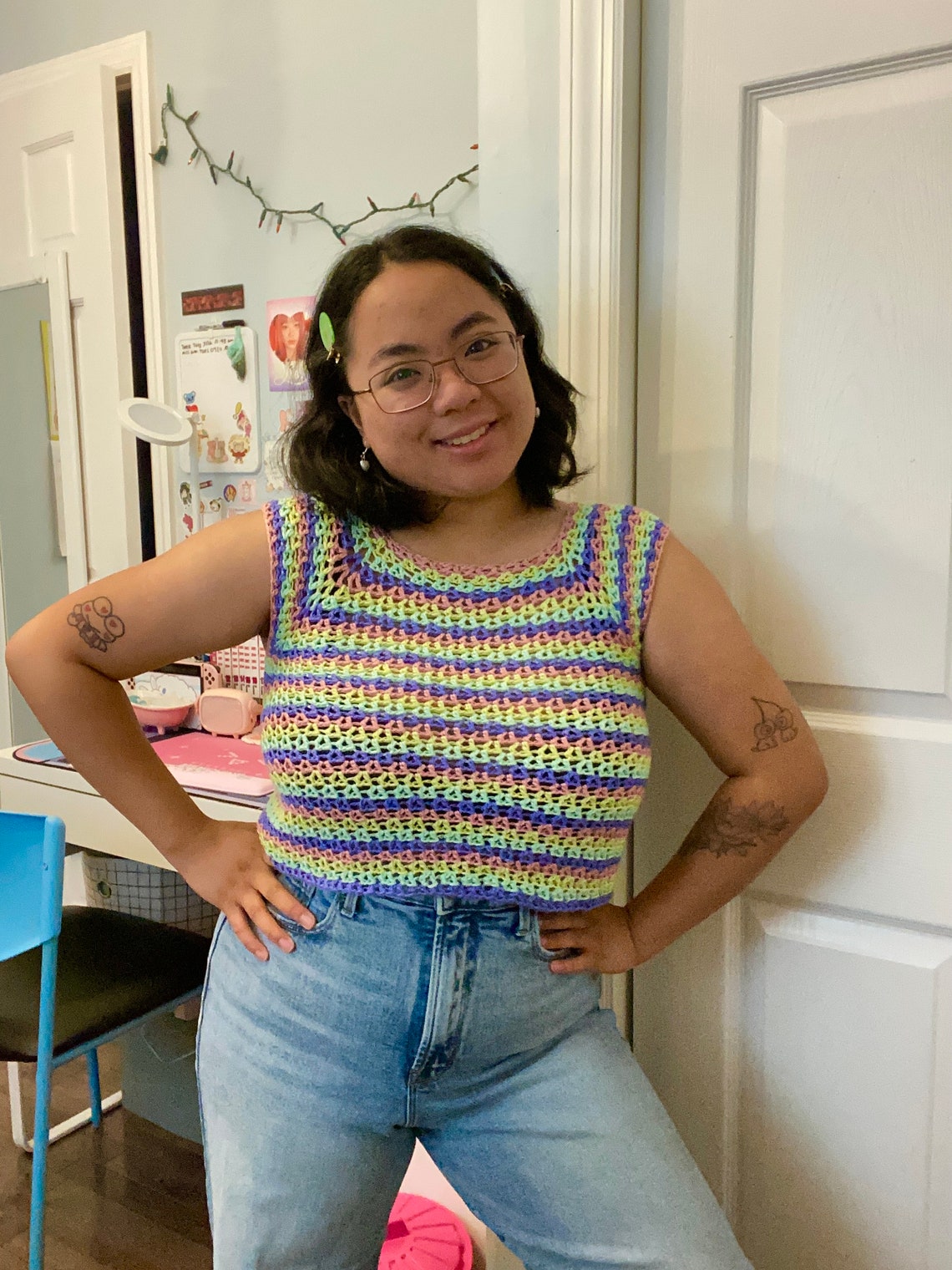 Mona Top Pattern Crochet Beginners Top Pattern Digital - Etsy