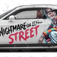 Halloween SAW, Killer, Horror Clown, Car Livery, Universal Size, Car ...