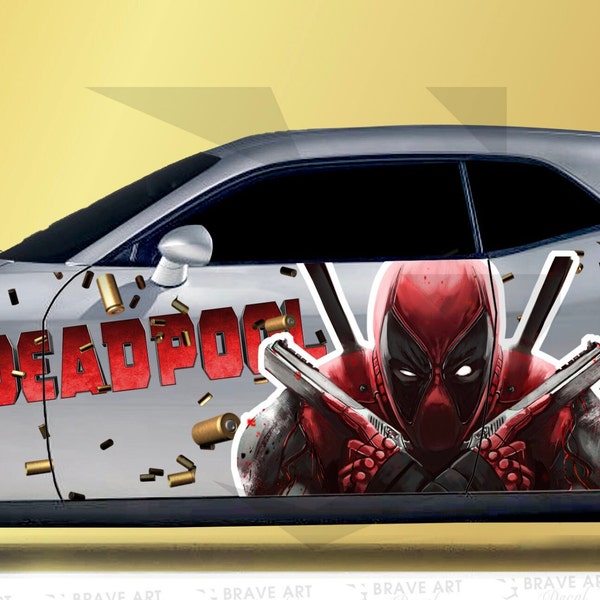 Deadpool Car Wrap - Etsy