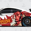 Hellboy - Bad Boy Large Car Decal, Hood Door Bed Car Pickup Vehicle ...