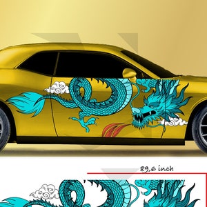Dragon Character Livery Large Vehicle Graphics Side Car - Etsy