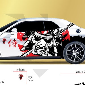 Samurai Car Wrap Japanese Vehicle Shine Cast Vinyl Wrap - Etsy
