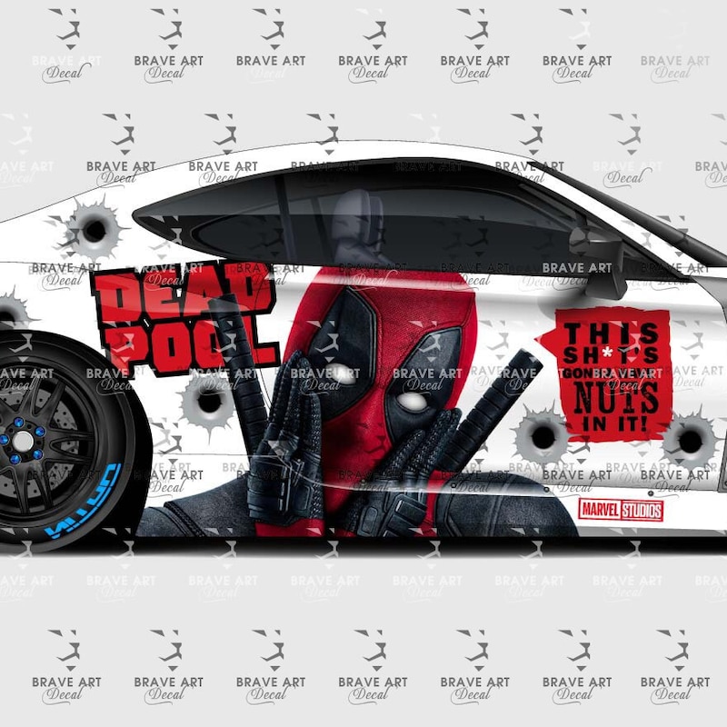 Deadpool Car Wrap - Etsy