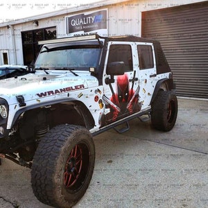 Deadpool Super Hero, Villain Inspired Car Side Decal, Universal Size ...