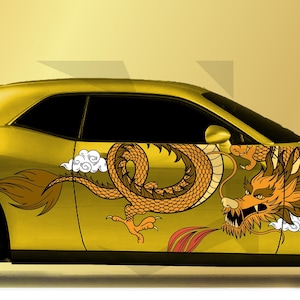 Dragon Character Livery, Large Vehicle Graphics, Side Car Decal ...