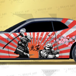 Warrior Samurai, Car Livery, Honor and Glory Japanese Theme Side Car ...