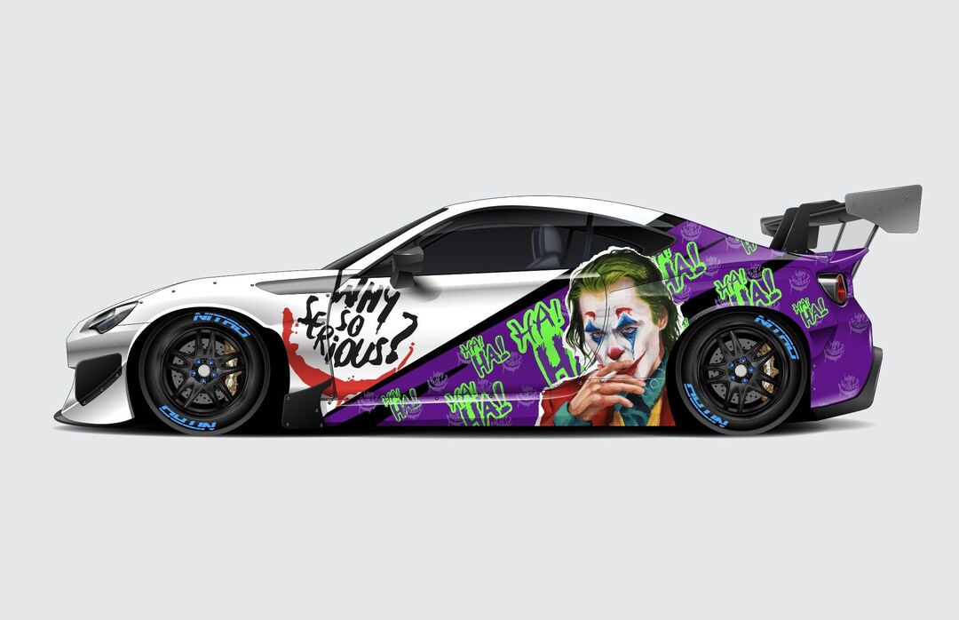 Joker Car Decal: Why so Serious Villain Inspired Design - Etsy