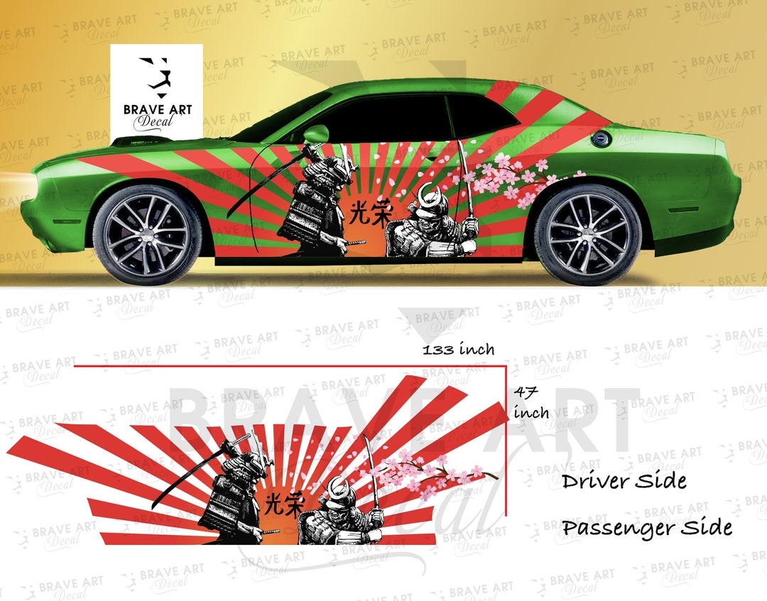 Warrior Samurai Car Livery Honor and Glory Japanese Theme - Etsy