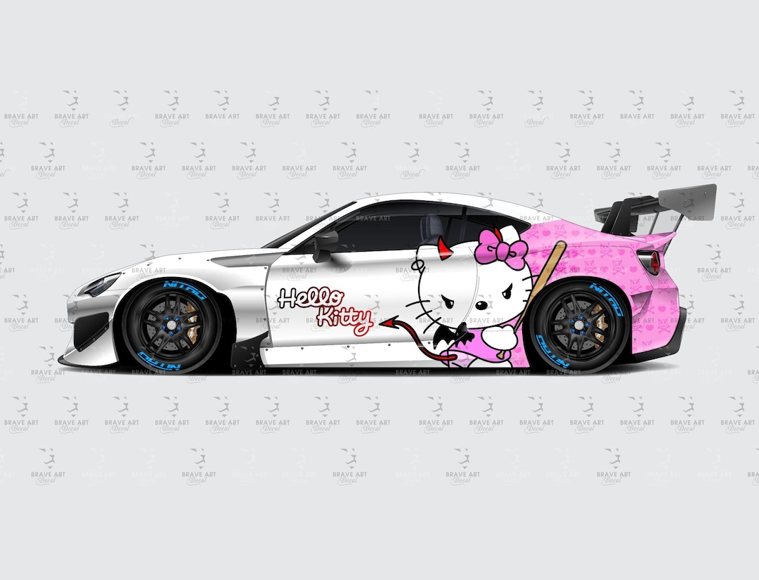 Hello Kitty Car Decals: Cuteness on the Go! Car Vinyl | Designed Car ...