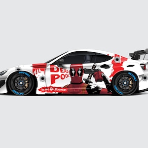 New Deadpool Super Hero, Villain Inspired Car Side Decal, Universal ...