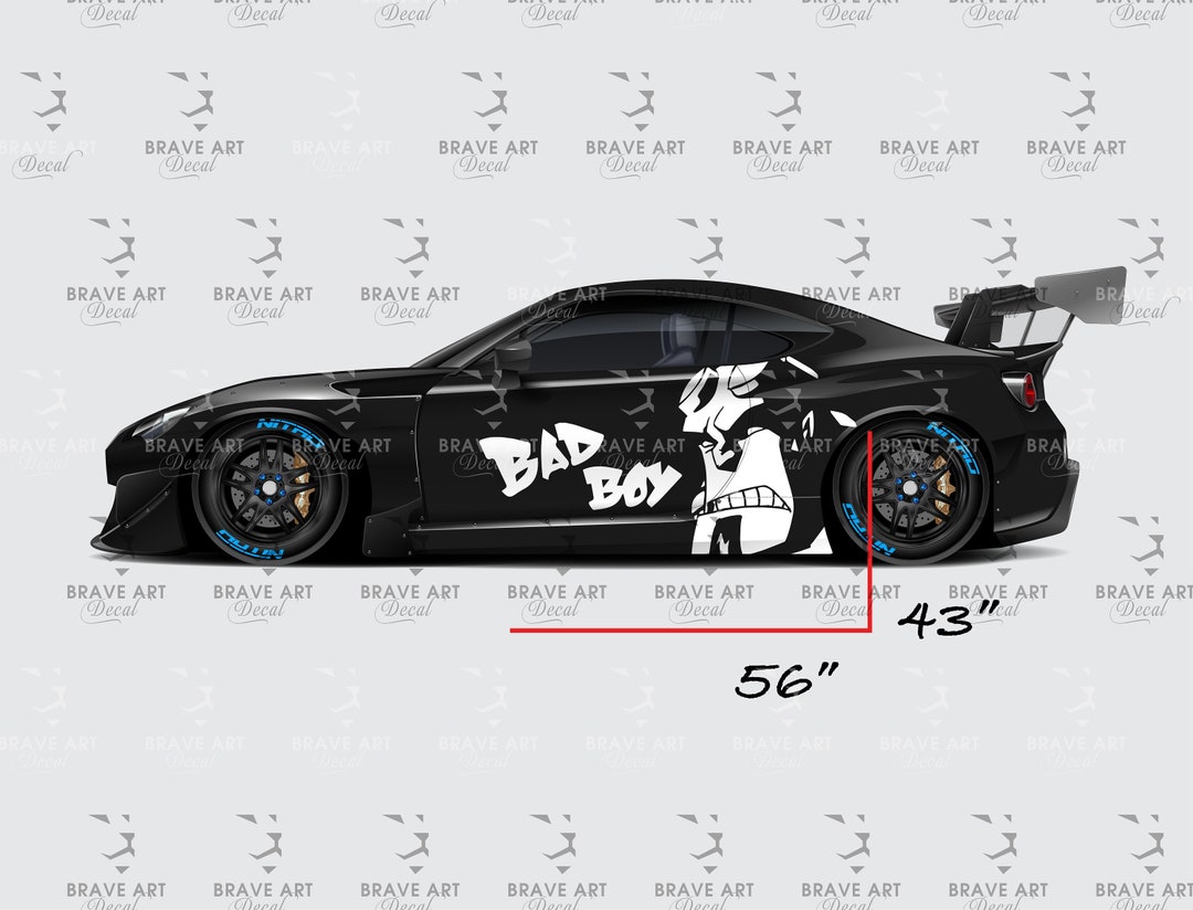 Hellboy Bad Boy Large Car Decal Hood Door Bed Car Pickup - Etsy