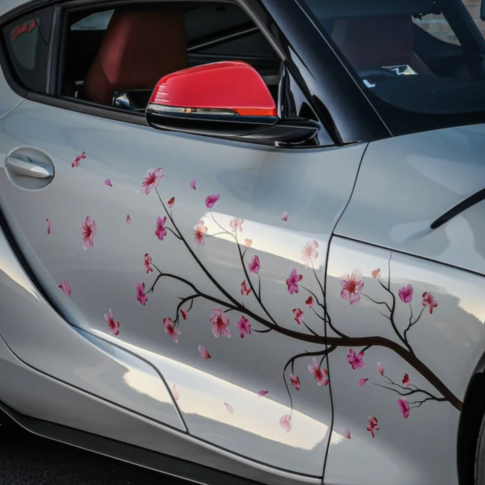 Sakura Cherry Blossom Car Livery, Japanese Side Car Vinyl Decal - Etsy