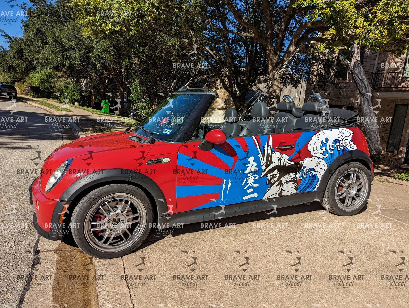 Samurai Car Wrap, Japanese Anime Vehicle Vinyl Sticker - Etsy