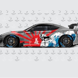 Samurai Car Wrap, Japanese Vehicle Shine, Cast Vinyl Wrap, Universal ...