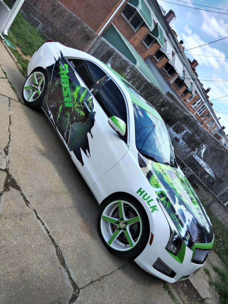 Hulk Smash Car Side Decal: Super Hero Jeep Wrap - Etsy