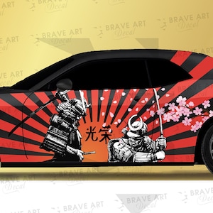 Warrior Samurai, Car Livery, Honor and Glory Japanese Theme Side Car ...