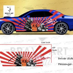 Warrior Samurai Car Livery Honor and Glory Japanese Theme - Etsy