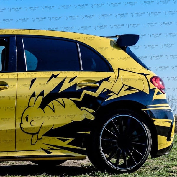 Pink Pikachu Sticker - Etsy