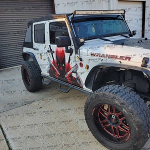 Deadpool Super Hero, Villain Inspired Car Side Decal, Universal Size ...