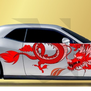 Dragon Character Livery, Large Vehicle Graphics, Side Car Decal ...