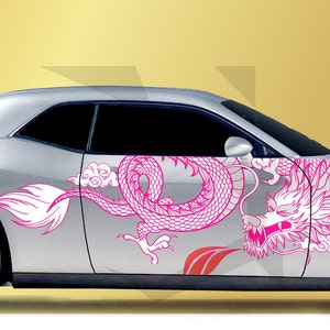 Dragon Character Livery, Large Vehicle Graphics, Side Car Decal ...