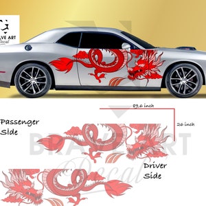 Dragon Character Livery, Large Vehicle Graphics, Side Car Decal ...