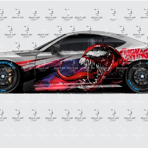 Carnage Car Decal , American Superhero the Marvel Comics Character ...