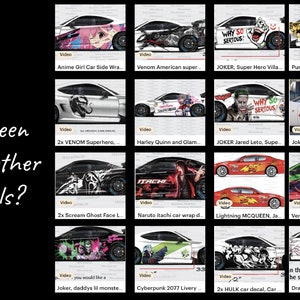 Samurai Car Wrap, Japanese Anime Vehicle Vinyl Sticker - Etsy