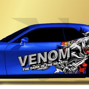 Venom Car Livery: Universal Cast Vinyl Wrap - Etsy