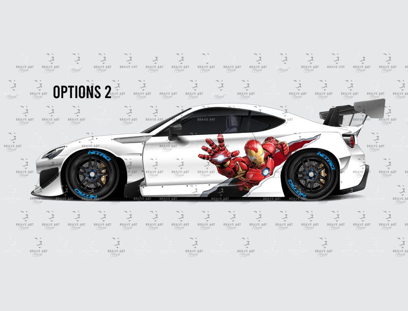 Hulk, Iron Man, Spider, Man Car Decal: Hero Side Body Jeep Wrap - Etsy
