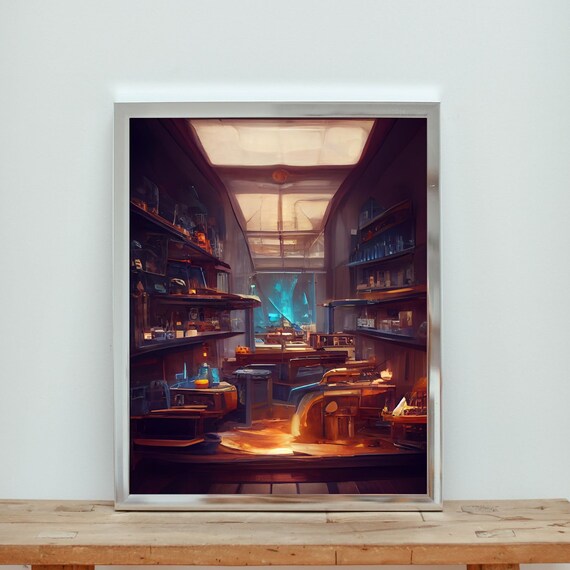 Arcane Laboratory Printable Poster Hextech Laboratory in - Etsy