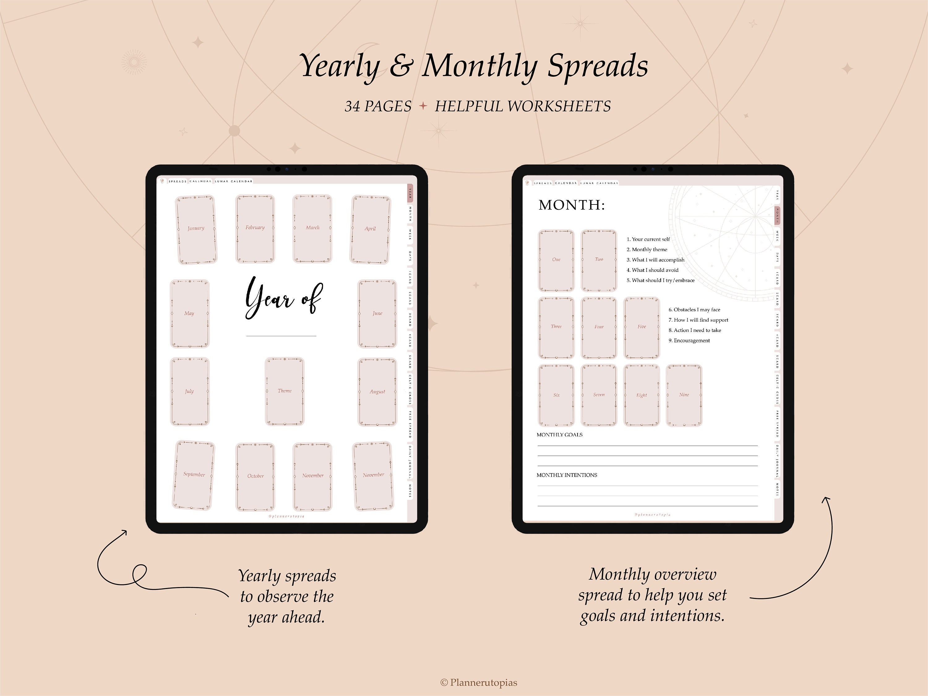 Digital Tarot Journal Daily Journal With Worksheets Tarot - Etsy