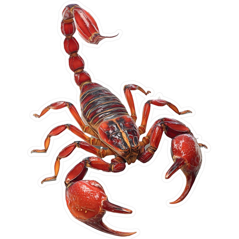 Scorpion Car Decal - Etsy