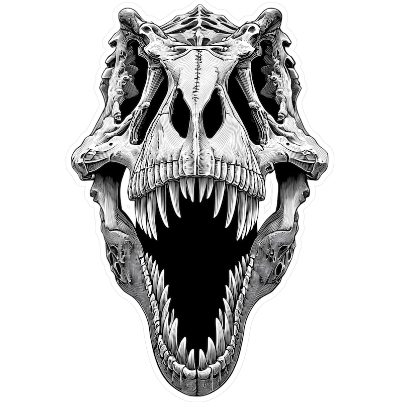 T Rex Sticker - Etsy