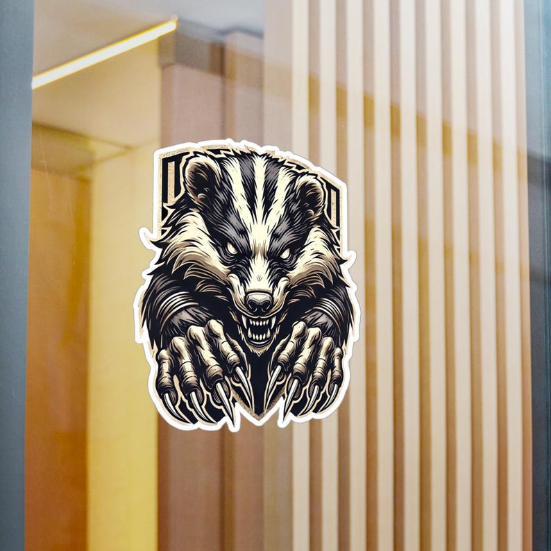 Badger Vinyl Sticker: Waterproof Laptop Decal - Etsy