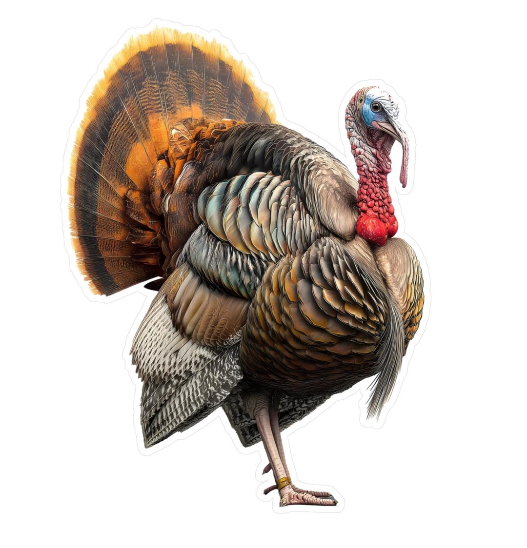 Turkey Vinyl Decal: Camo Hunting Sticker, Car/laptop Decal - Etsy