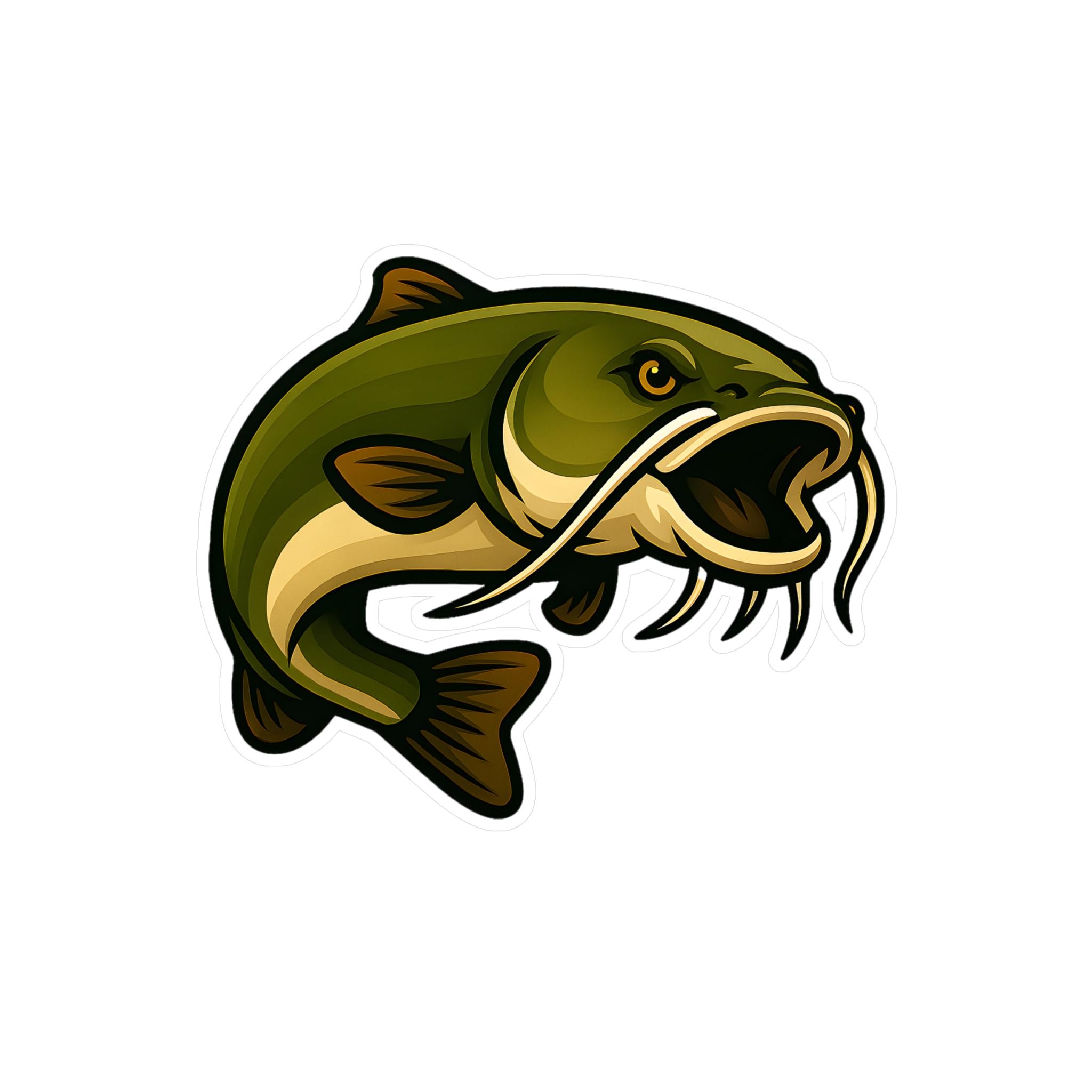 Catfish Vinyl Decal: Water-resistant Die-cut Sticker - Etsy