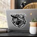 Pine Lake Moose Vinyl Sticker - Laptop, Car, Snowboard Decal - Etsy