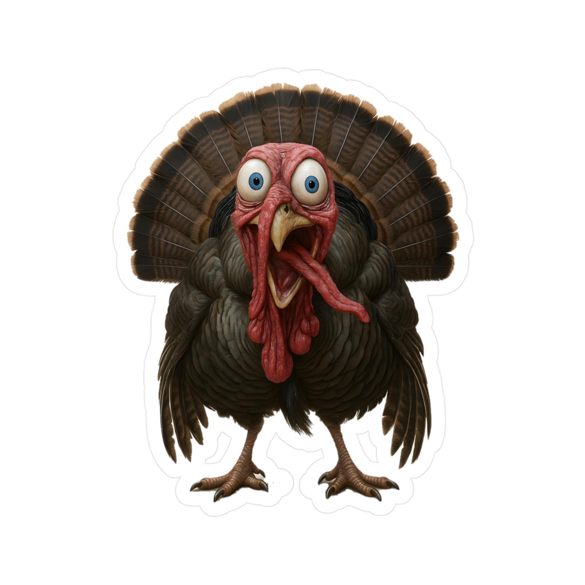 Thanksgiving Turkey Vinyl Decal: Fall Harvest Decor - Water Resistant ...