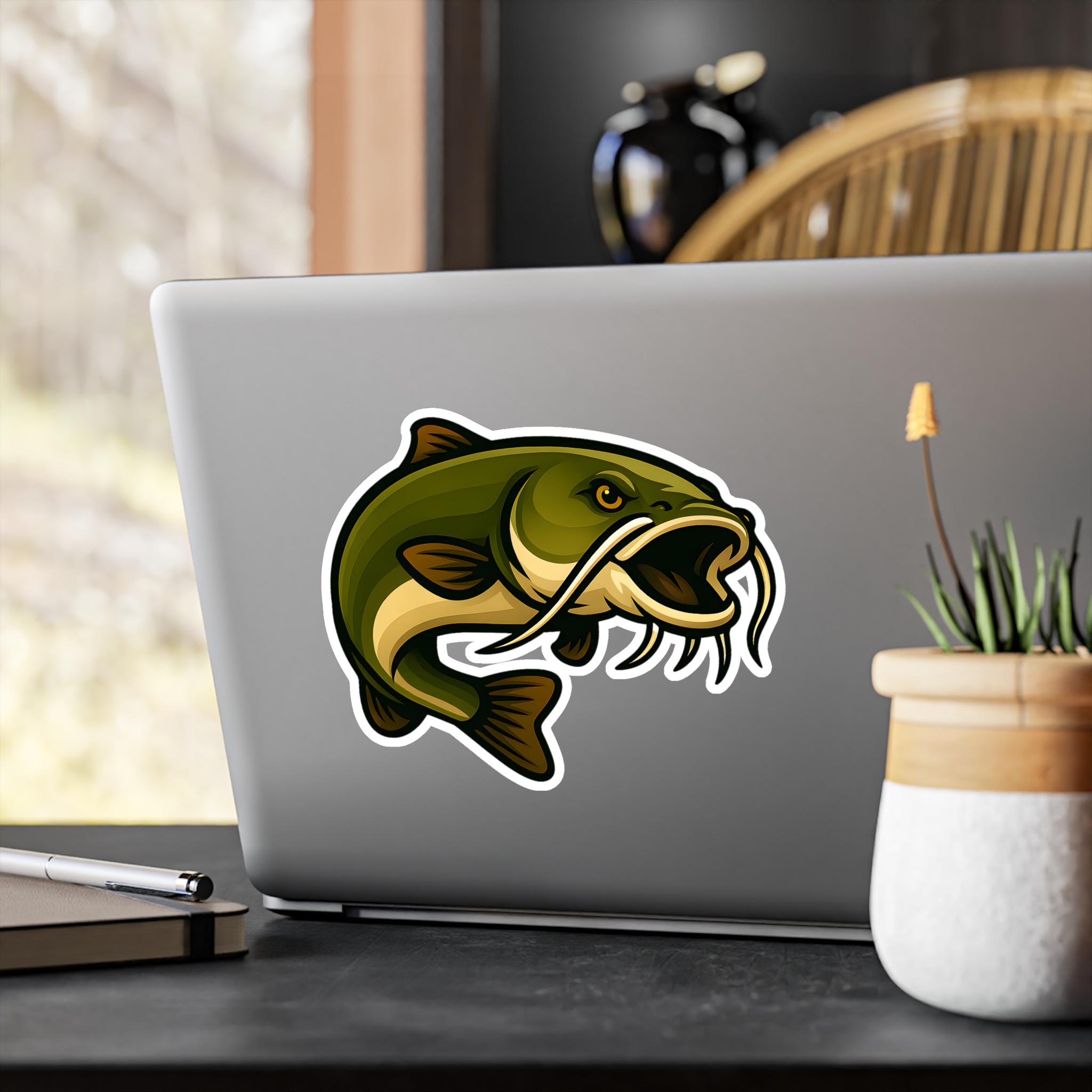 Catfish Vinyl Decal: Water-resistant Die-cut Sticker - Etsy
