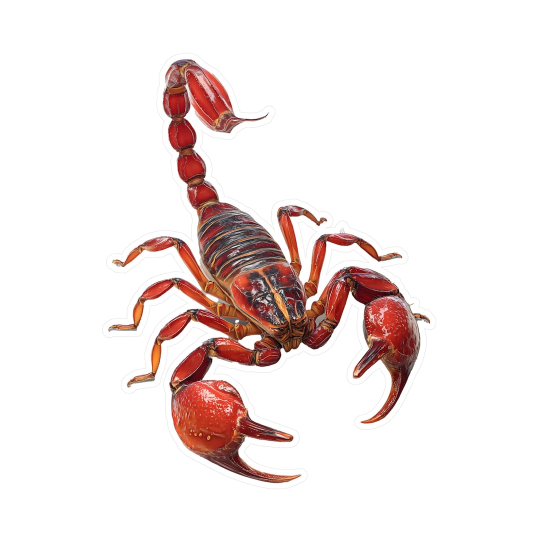 Scorpion Vinyl Decal: Waterproof Laptop Sticker, Car Decal - Etsy