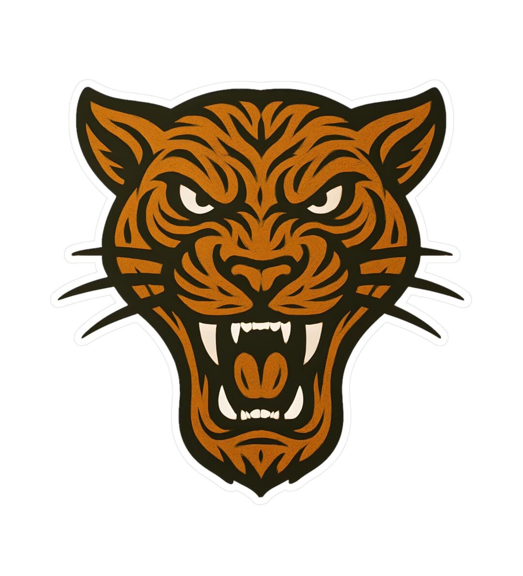 Panther Vinyl Decal Sticker - Black Cat Laptop Sticker, Animal Lover ...