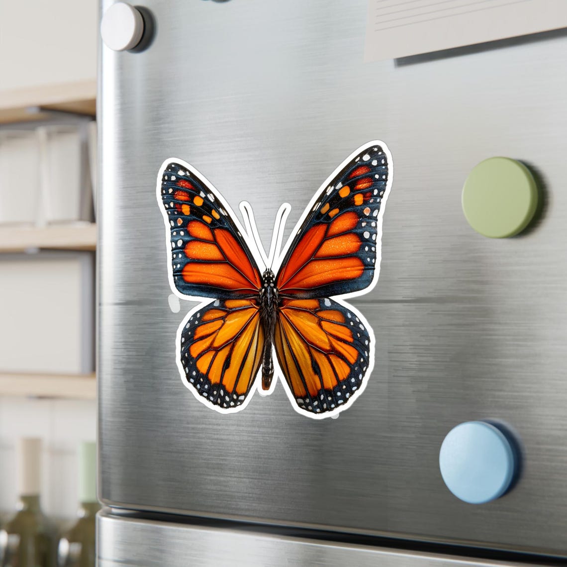 Monarch Butterfly Vinyl Decal, Water Resistant Nature Sticker - Etsy