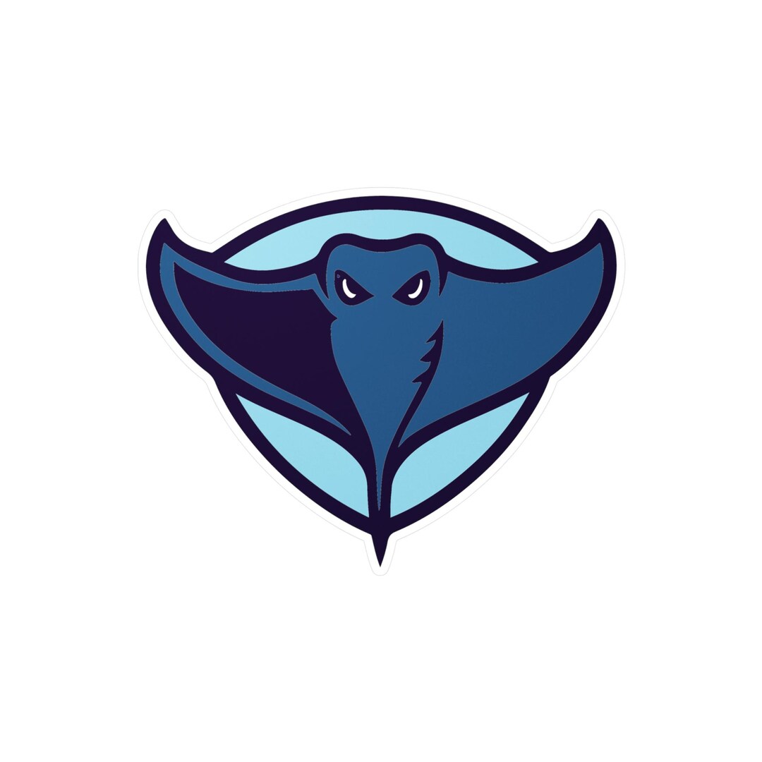 Stingray Mantaray Vinyl Decal Sticker, Ocean Animal Decal, Underwater ...