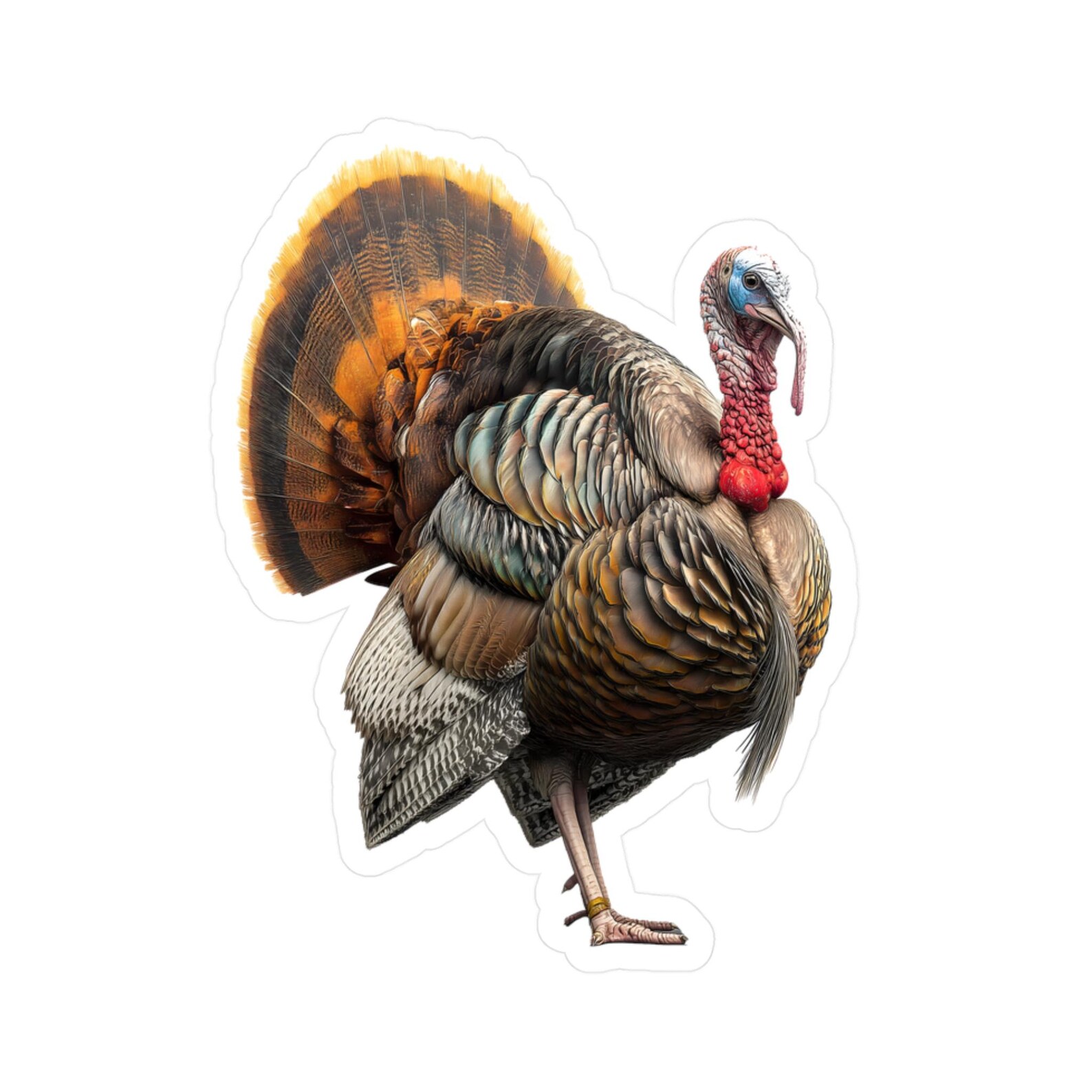 Turkey Vinyl Decal: Camo Hunting Sticker, Car/laptop Decal - Etsy