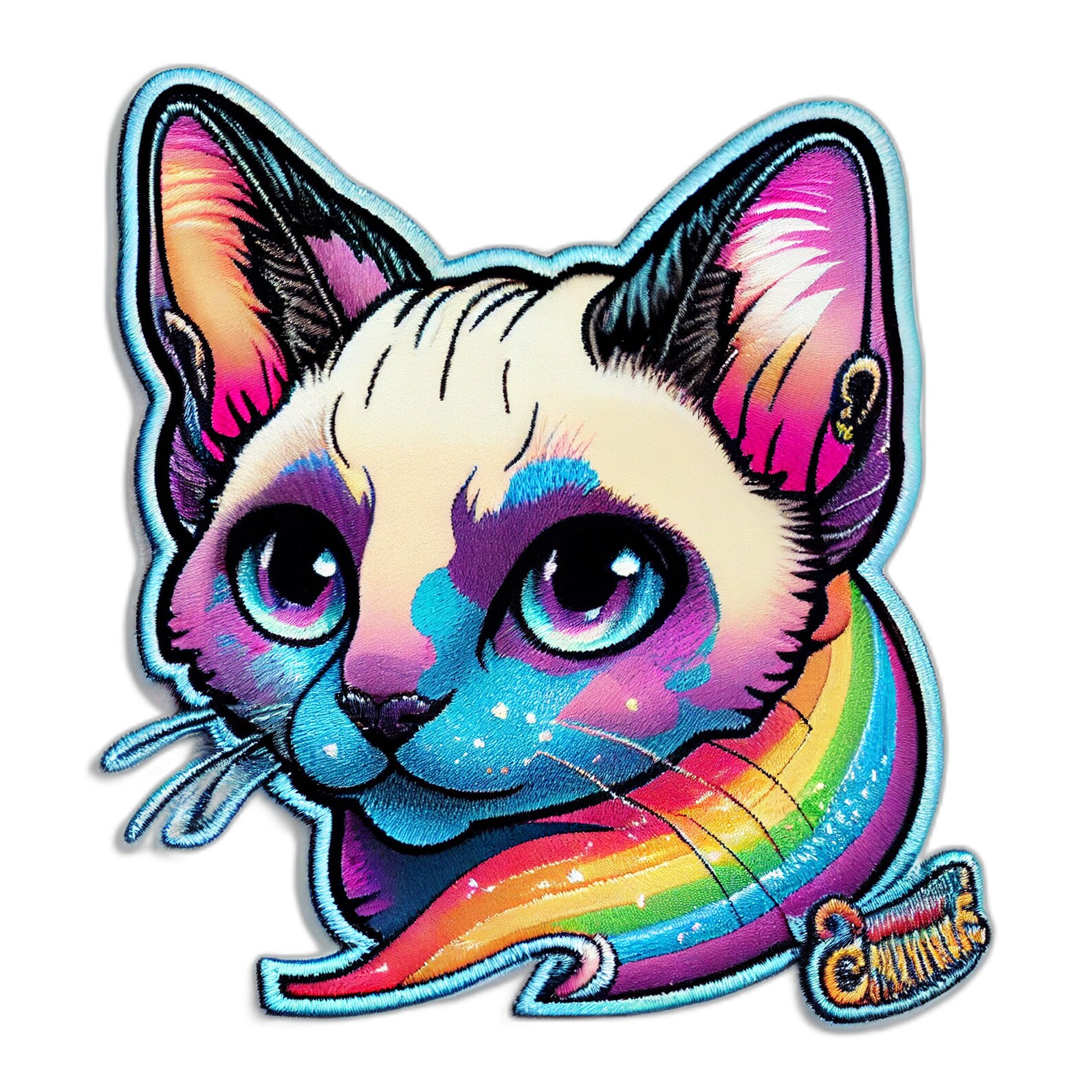 Siamese Cat Patch Style PNG Clipart : 5 Siamese Cat PNG Images - Etsy